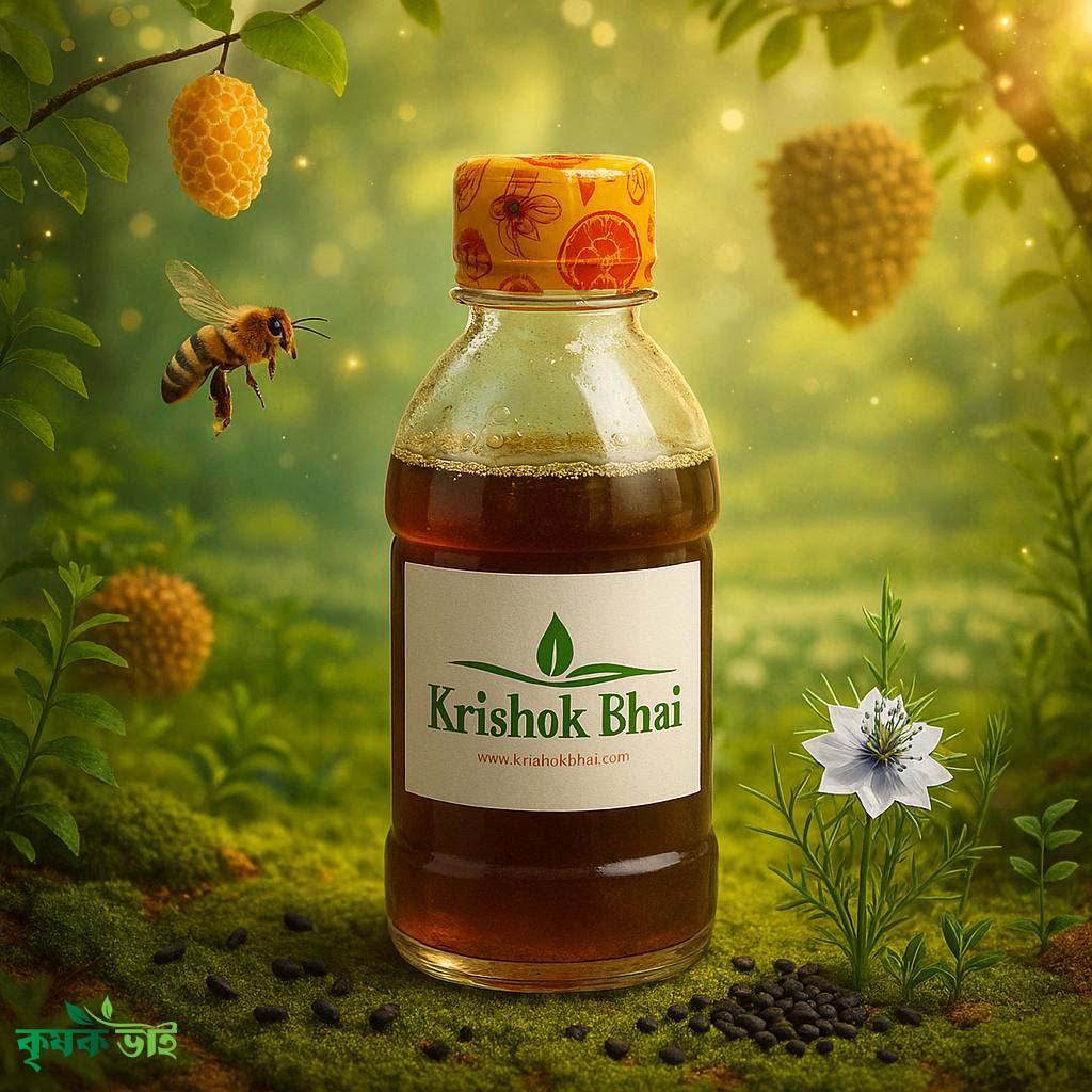 Black Cumin Honey (কালোজিরা মধু) - Krishok Bhai