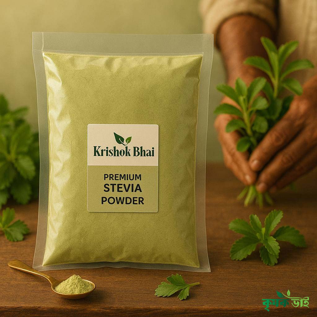 Stevia Powder (স্টেভিয়া পাউডার) - Krishok Bhai